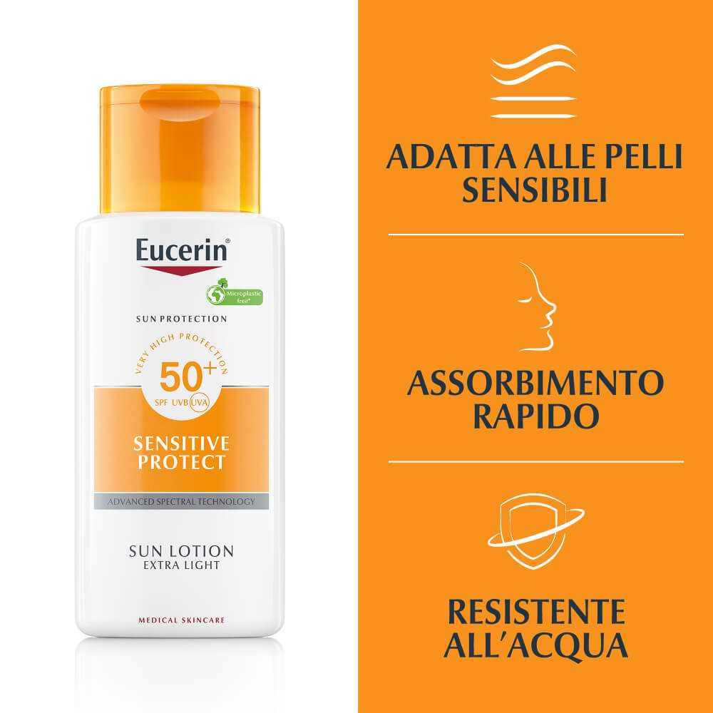 Eucerin Sensitive Protect Sun Lotion Extra Light SPF50+