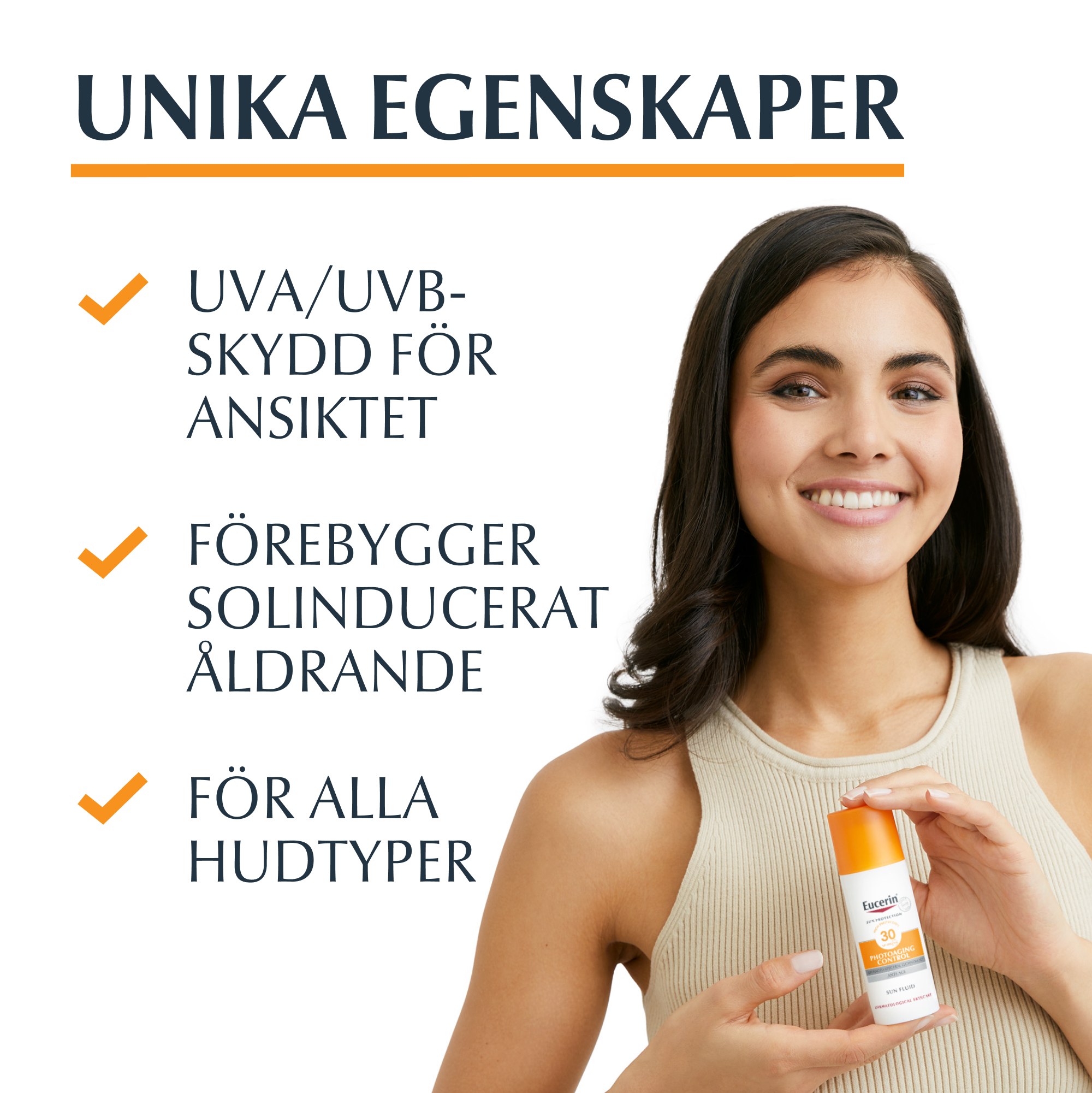 ☀ Eucerin Sun Photoaging Control SPF 30 | Anti-age solskydd för ansiktet