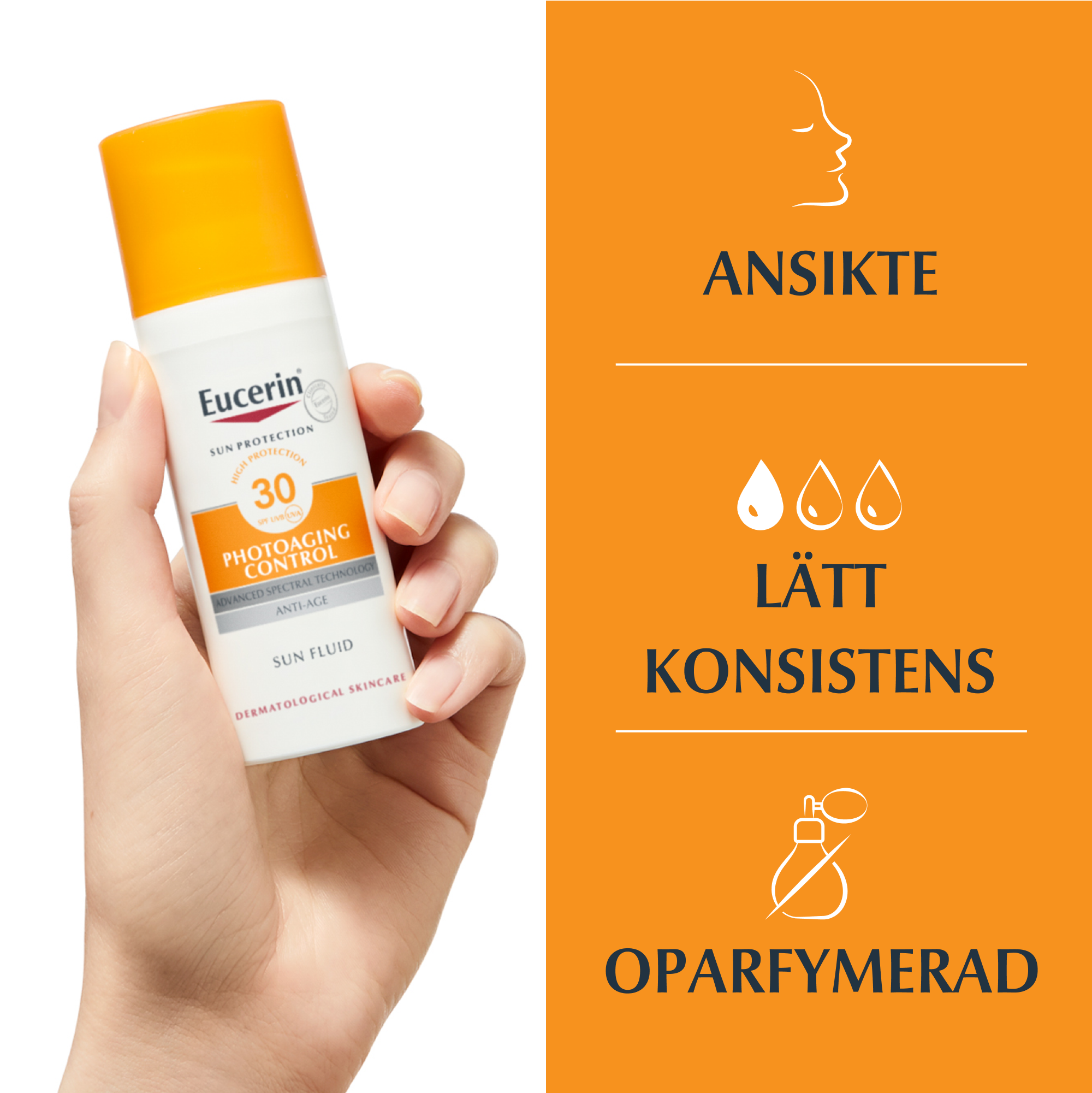 ☀ Eucerin Sun Photoaging Control SPF 30 | Anti-age solskydd för ansiktet