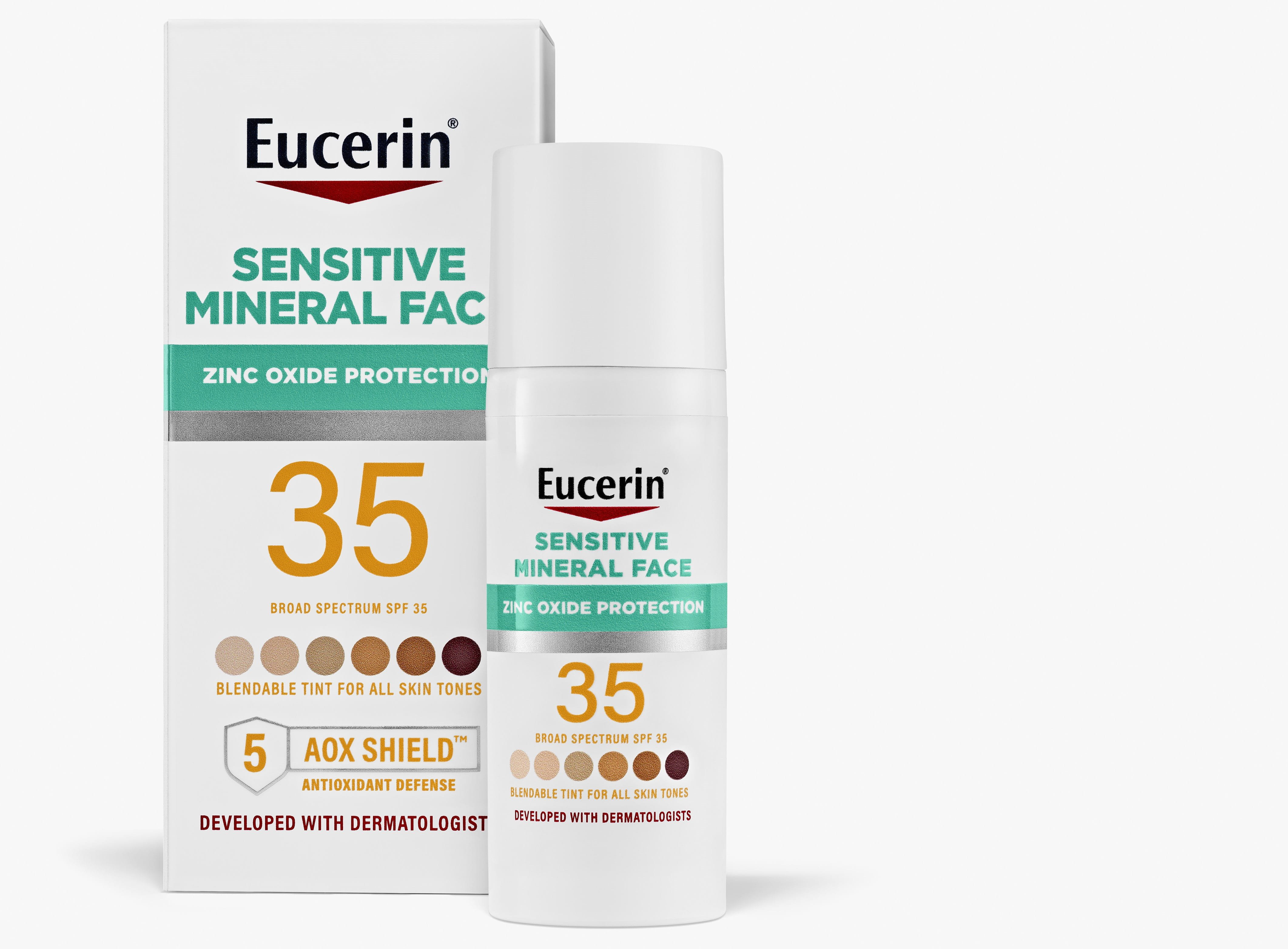Tinted Mineral Face Sunscreen Lotion SPF 50 - Eucerin Sun