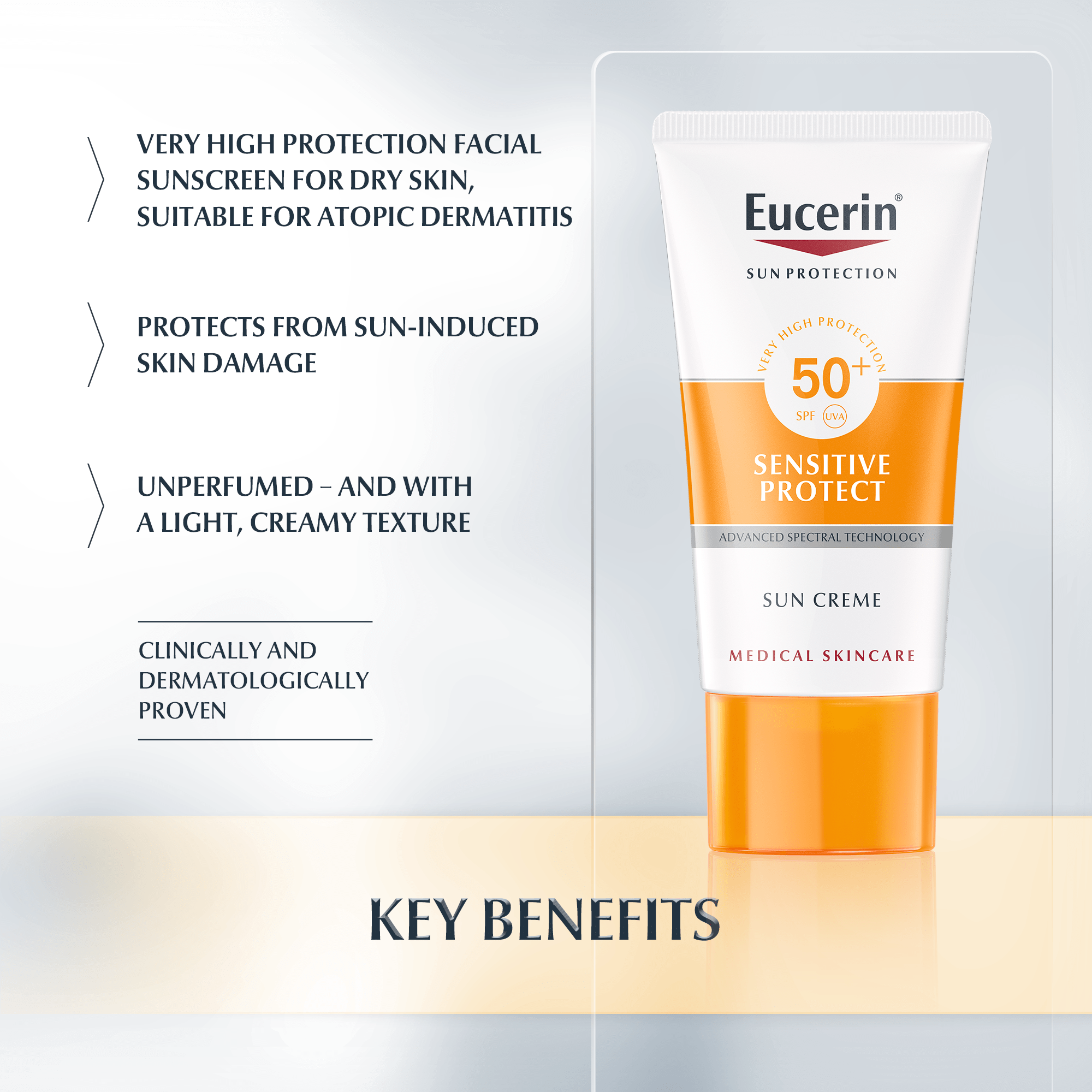 Sun Creme Sensitive Protect SPF 50+ | sunscreen for sensitive, dry skin ...