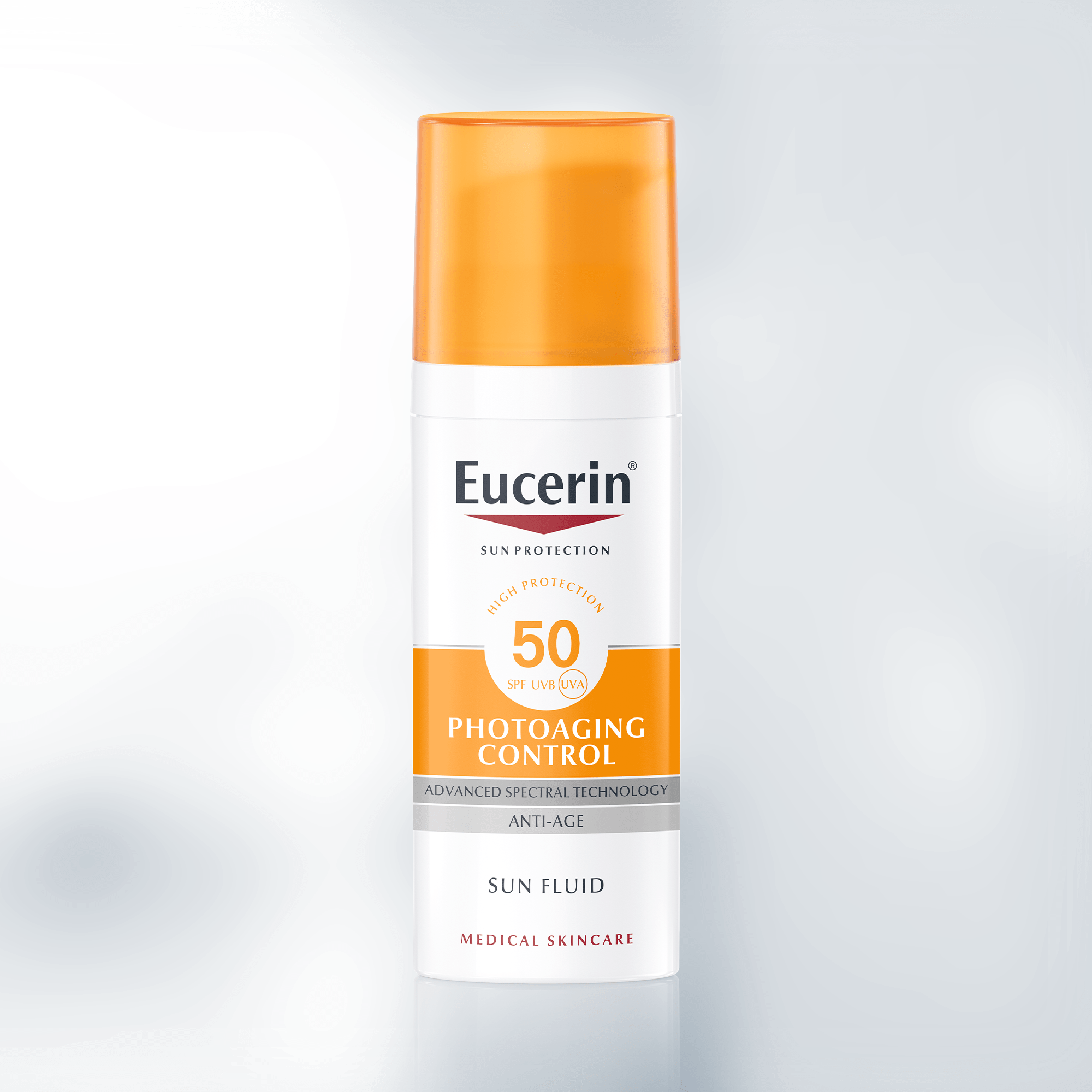 Sun Fluid Photoaging Control SPF 50 | Anti-age sunscreen for face | Eucerin