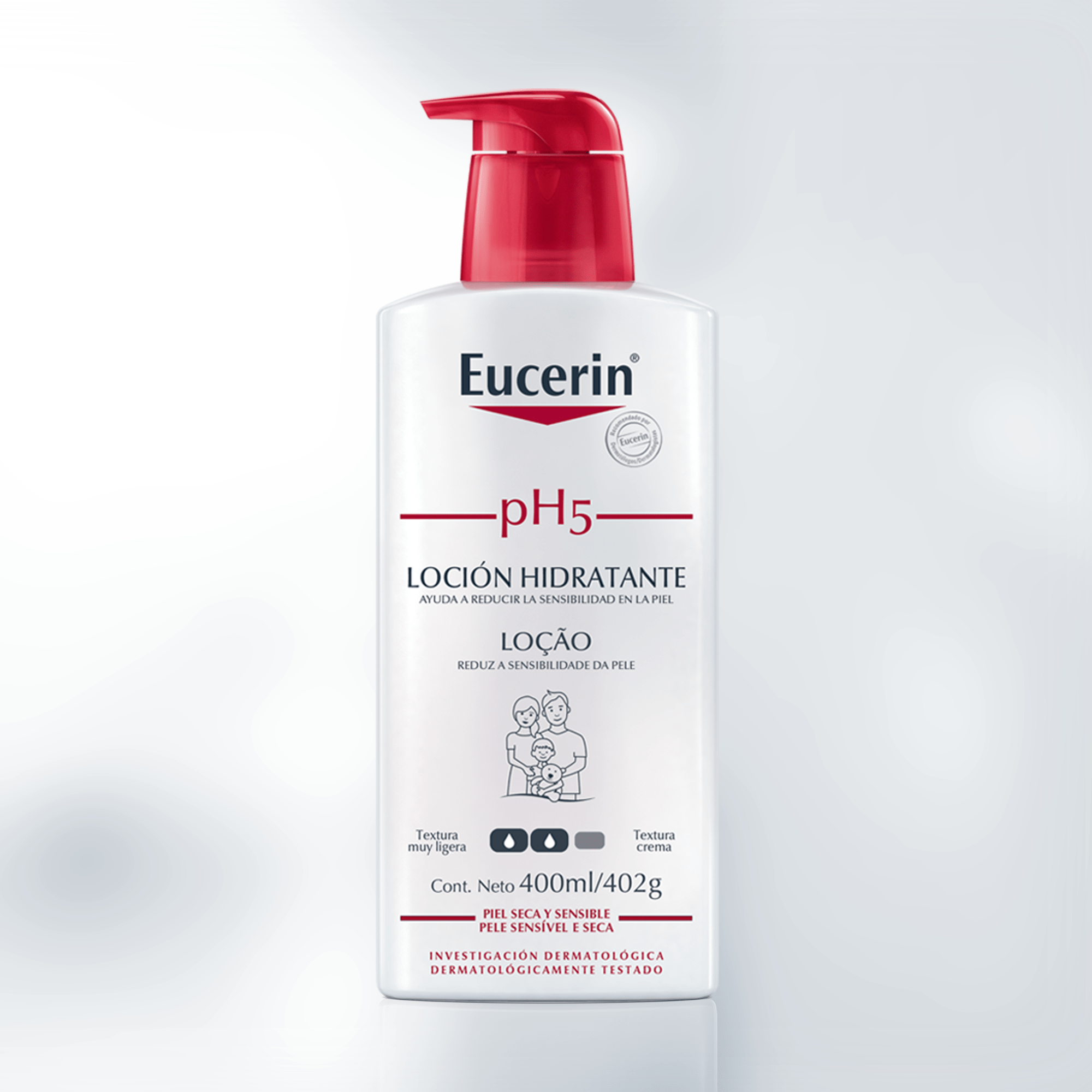 pH5 Loción | Loción corporal para piel sensible y seca | Eucerin