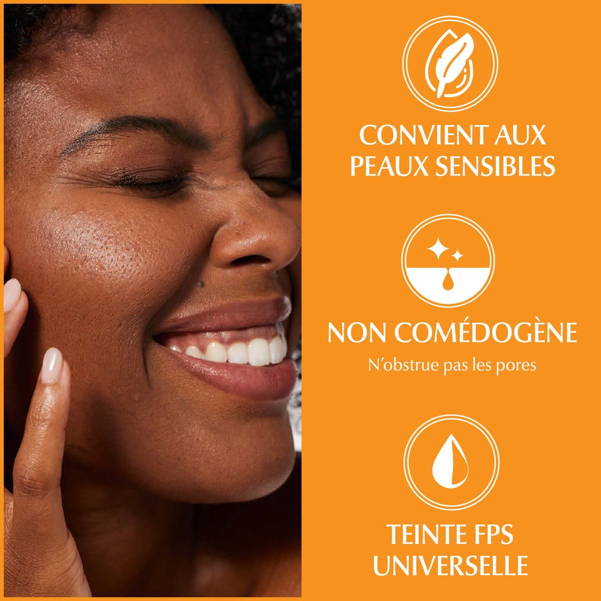Lotion solaire Minérale sensible teintée visage FPS 35