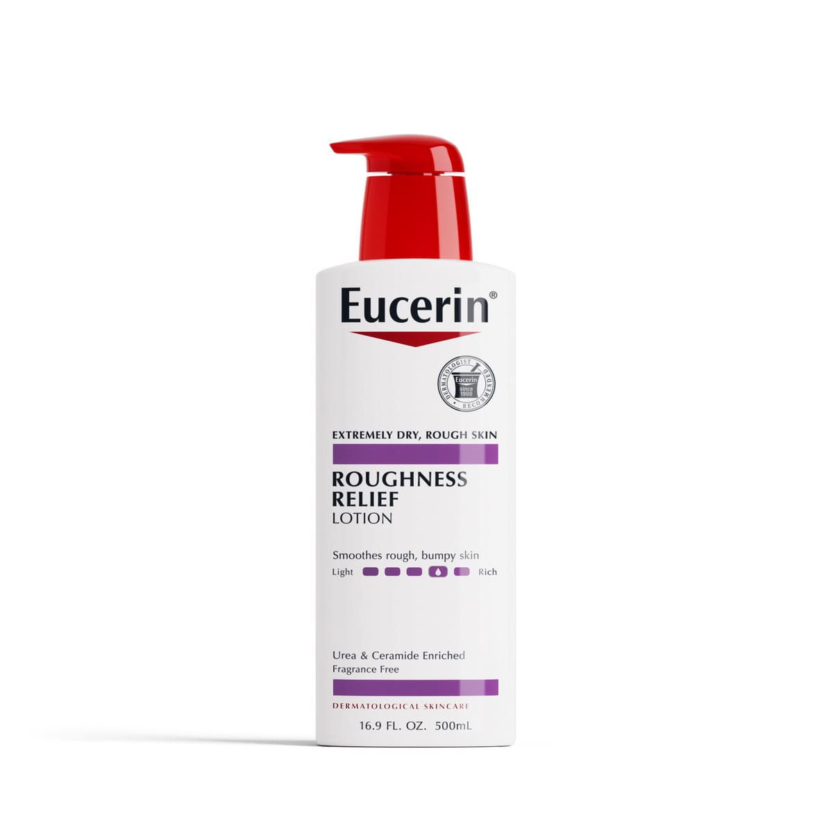Eucerin Roughness Relief Body Lotion, Unscented Body Lotion