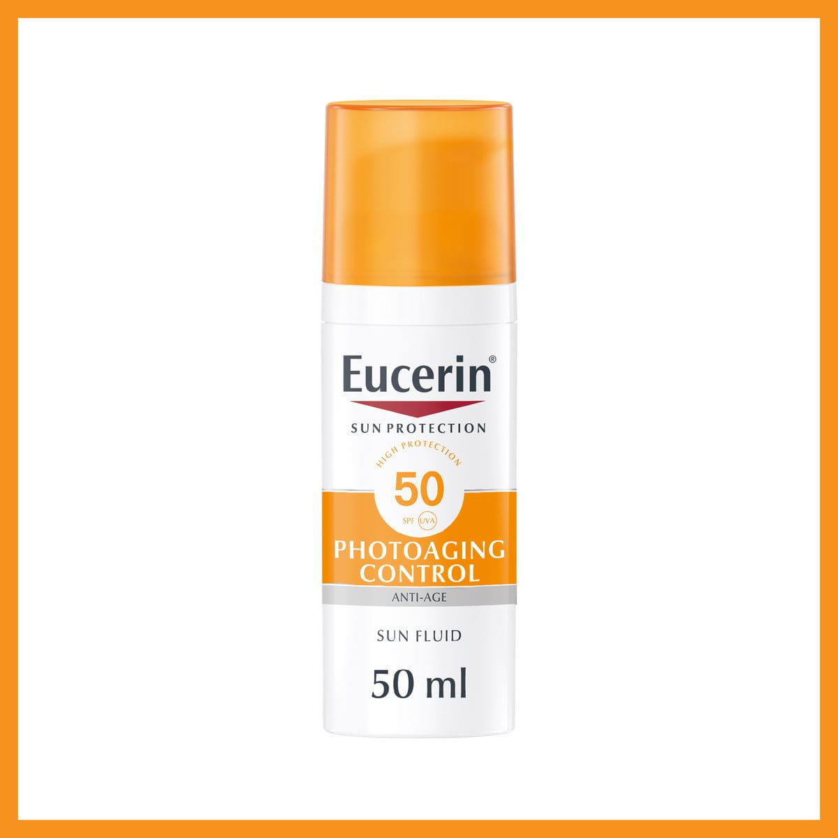 Sun Fluid Photoaging Control SPF 50 | Anti-age sunscreen for face | Eucerin