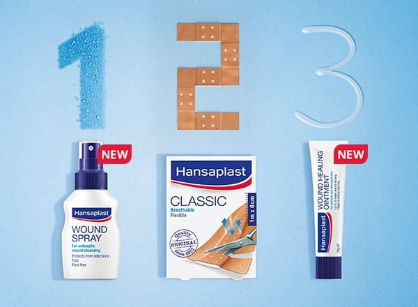 Hansaplast - Three simple steps to heal wounds safely and easily