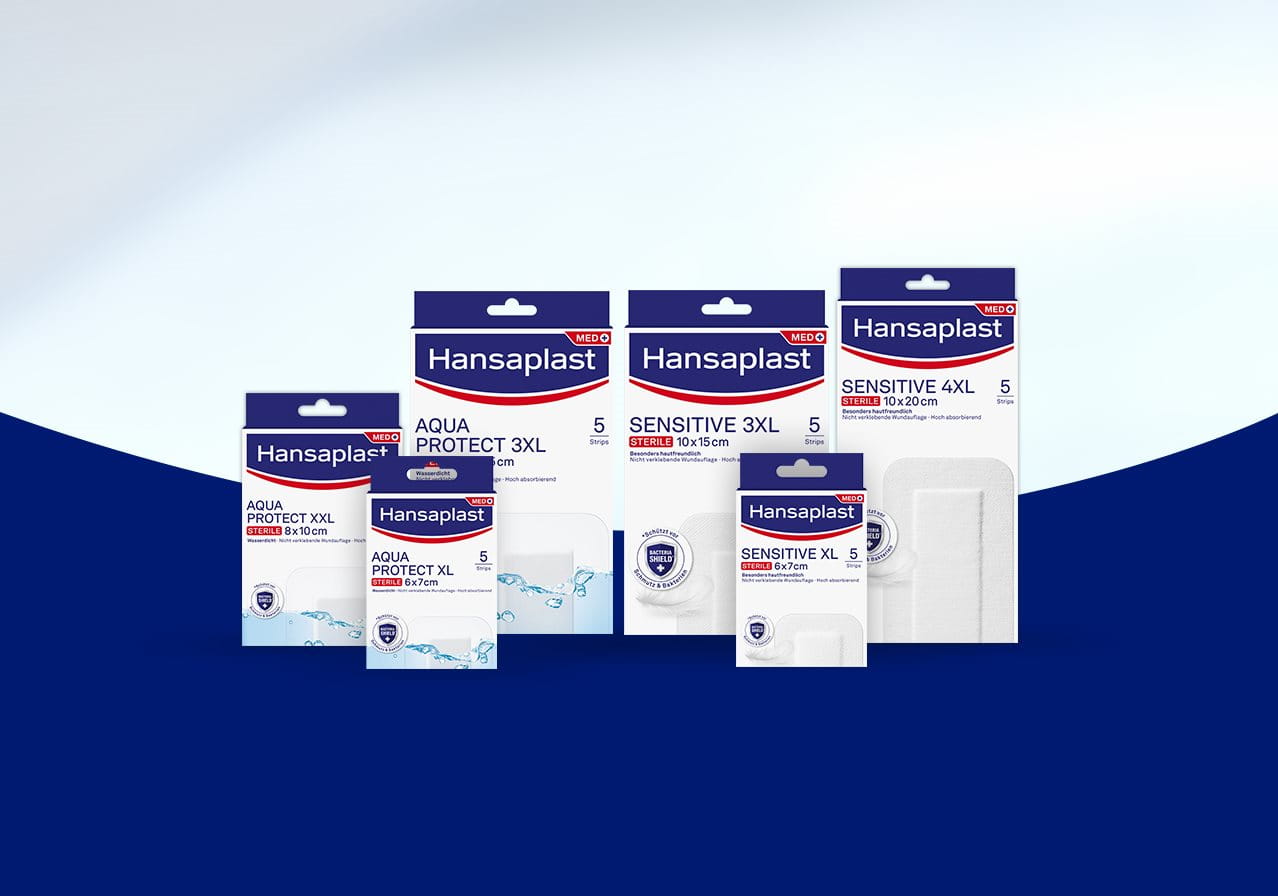 Hansaplast Sensitive & Aqua Protect XL+