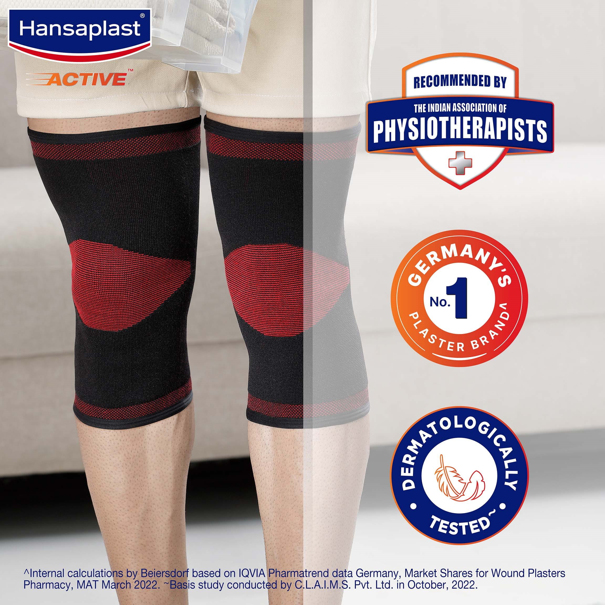 Buy Elastic Knee Support for Men & Women Online in India | Hansaplast