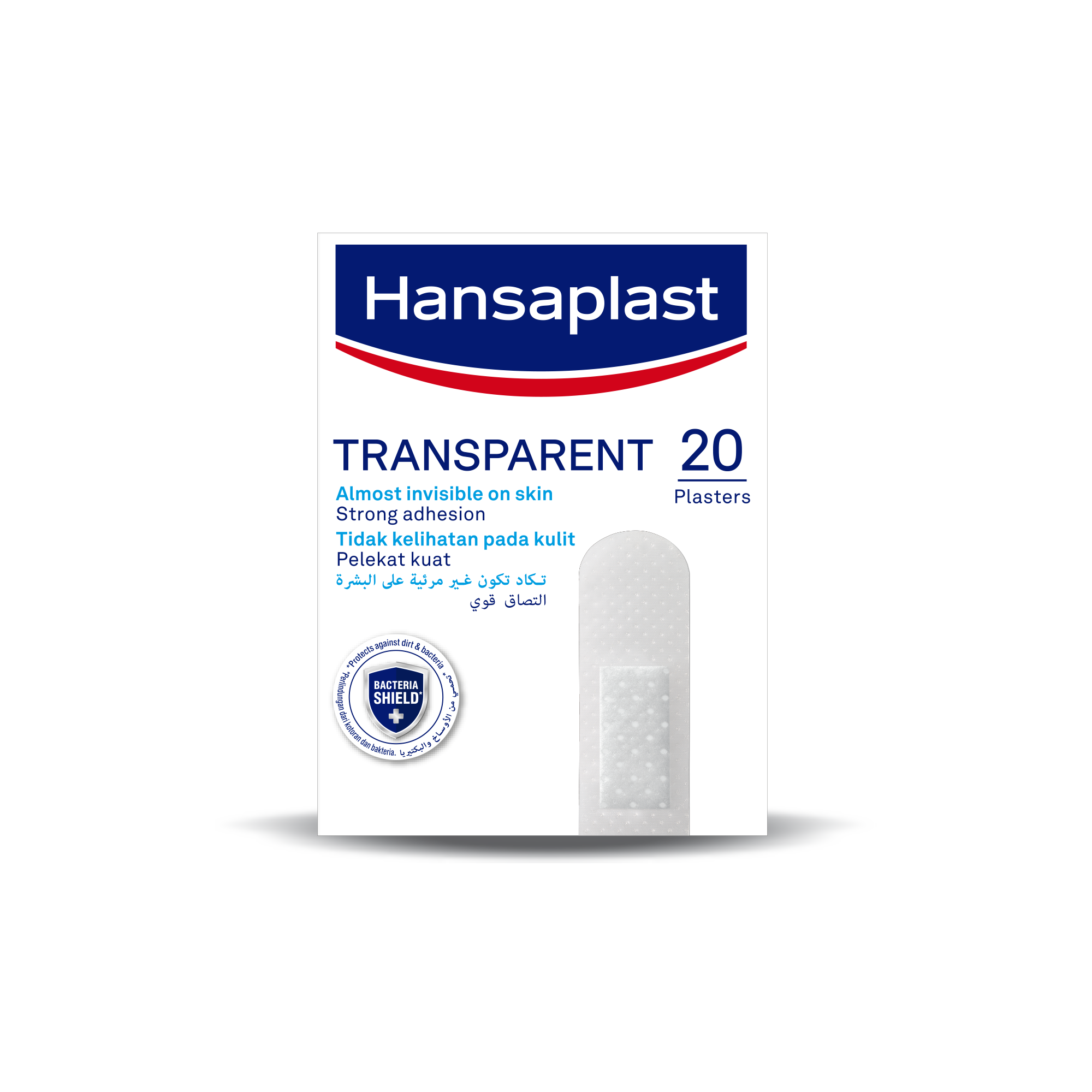 Hansaplast Transparent Plasters - For All Types of Smaller (Minor) Wounds