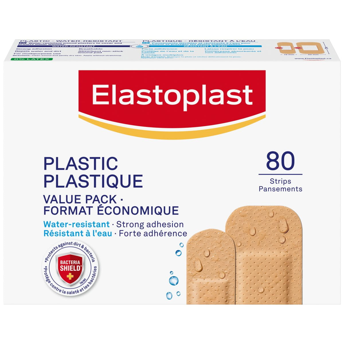 Elastoplast Plastic Bandages – Family Size Value Pack