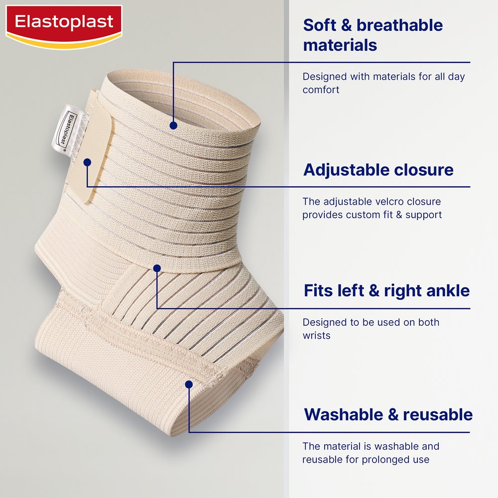 Ankle Support With Customisable Fit | Elastoplast